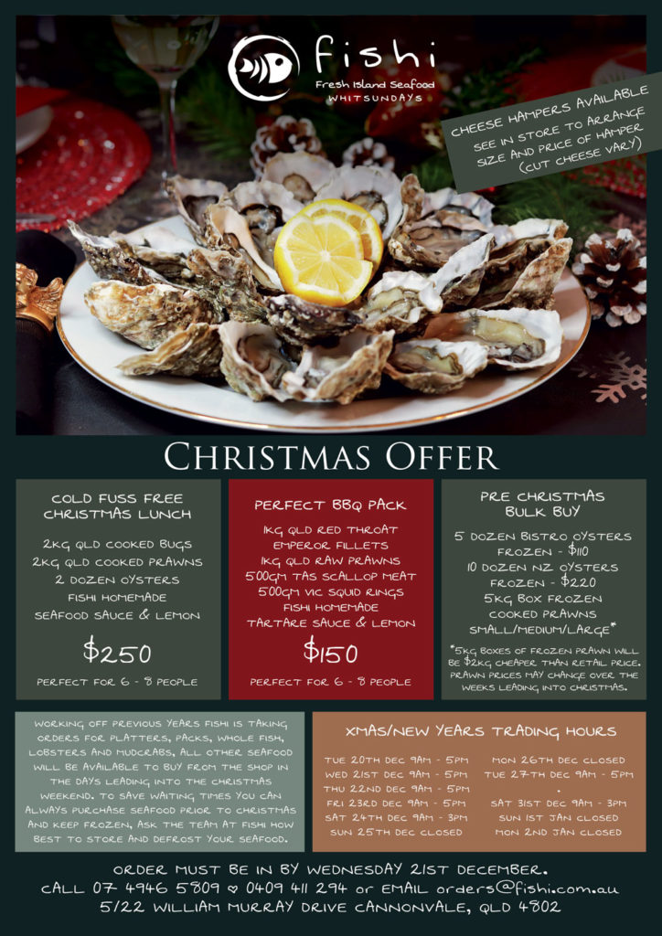 Christmas Order Form 2022 - FISHI